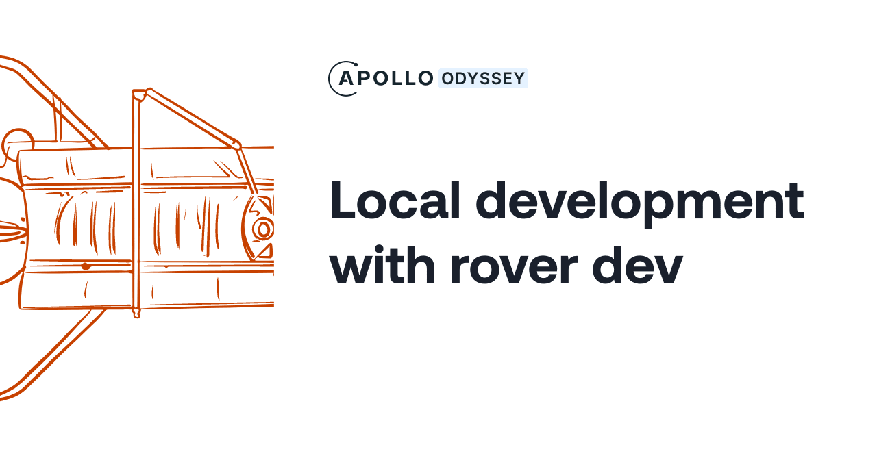 Local development with rover dev - GraphQL Tutorials